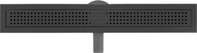 Mexen Flat 360° M08 otočný lineární odtok 70 cm, černý - 1725070-40