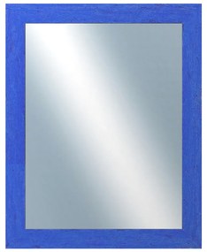 DANTIK - Zarámované zrcadlo - rozměr s rámem cca 40x50 cm z lišty RETRO modrá (2532)