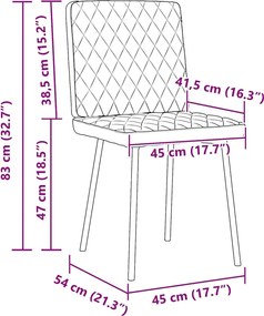 vidaXL Jídelní židle 6 ks umělé kůže [3315489] Barva: Černá
