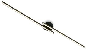 Briloner 3717-025 - LED Přisazený lustr REY 2xLED/12W/230V černá 3717-025