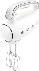 SMEG HMF01WHEU bílá / Ruční mixér / 250W / 9 rychlostí / turbo