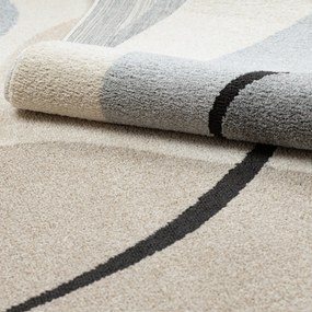 Dywany Łuszczów, Kusový koberec Fusion 9213 cream/beige, 140x190, béžová, kancelář