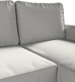Potah na pohovku IKEA Backabro rozkládací se šezlongem barva šedá látka pletený vzor