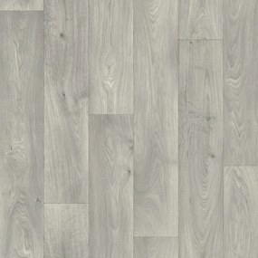Beaulieu International Group, PVC podlaha - lino Master X Premium 3809, na míru, šíře 2m,4m, šedá, bez podkladu, chodba / předsíň