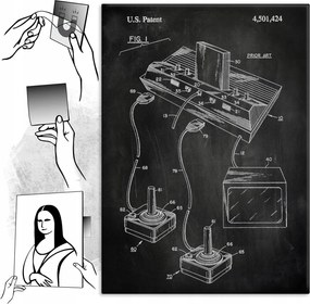 Kovový plakát Patent Kultovní gadgety Slate S