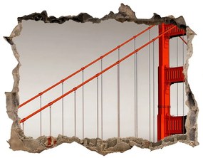 Wallmuralia Fototapeta díra na zeď 3D Most San Francisco 95x64 cm
