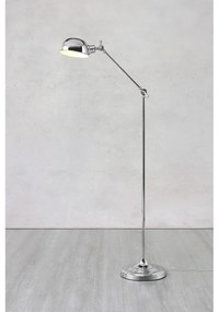 Stojací lampa ve stříbrné barvě (výška 143 cm) Portland – Markslöjd