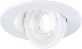P 92411 LED vestavné svítidlo Zina IP65 5W / 8W 230V stmívatelné 2700 - 4000K bílá mat - PAULMANN