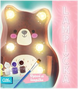 ALBI SCIENCE Lampička Medvídek kreativní set na baterie LED Světlo alb8v