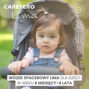 Sportovní kočárek CARETERO LIMA BLACK