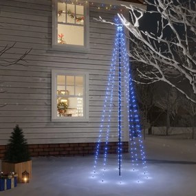 Vánoční strom s hrotem 310 modrých LED diod 300 cm - Default Title