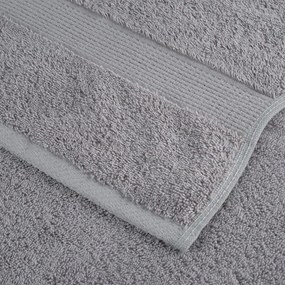 Prémiové ručníky SOLUND 2 ks šedé 100x200 cm 600 g/m² 137317