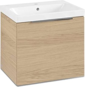 Villeroy & Boch Architectura - Skříňka s umyvadlem, 55x47x42 cm, 1 zásuvka, CeramicPlus, Nordic Oak 4A8760R1SVJ