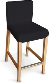 Potah na barovou židli Hendriksdal , krátký barva černá látka pletený vzor