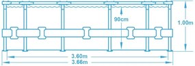 Bestway Steel Pro Max 3,66 x 1 m 56418