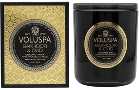 Voluspa – vonná svíčka Bakhoor & Oud (Kadidlo a agarové dřevo), 270 g