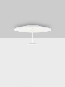 Matně bílé ocelové LED stmívatelné stropní svítidlo Nima – Nova Luce