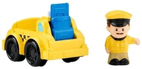 Fisher price little people taxi s řidičem, mattel cdh60