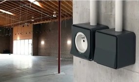 Schneider Electric Mureva Styl IP55 vypínač č.6+6 antracit MUR35019