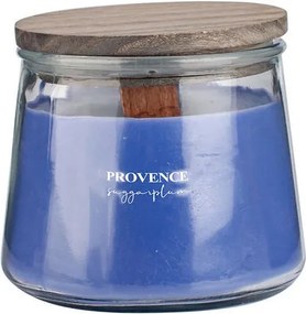 Svíčka WOODEN s dřevěným knotem, Cukrová švestka 250 g