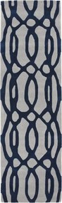 Modrý koberec Blondie Wire Blue Rozměry: 70x240 cm