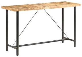 Barový stůl 180 x 70 x 107 cm hrubé mangovníkové dřevo 286613