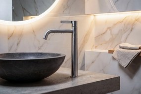Sapho Iconic umyvadlová baterie stojánková vysoká gun metal šedá AF006GM