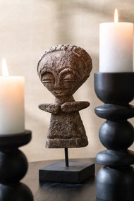 Soška Ying z přírodního dřeva Albazia – 11*7*26 cm