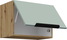 ARIA st | horní skříňka 50 GU-36 1F výklopná | 50 cm | ANTI FINGERPRINT povrch | artisan/aquamarine