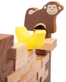 Bigjigs Toys Dřevěná motorická hra Padající džungle