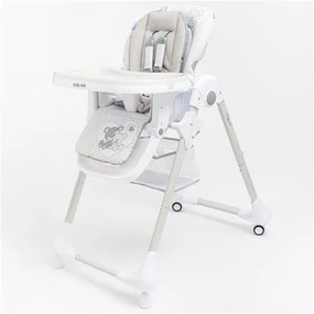 Jídelní židlička Baby Mix Infant grey Barva: Šedá