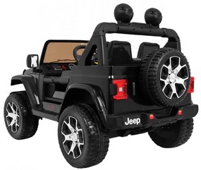 HračkyZaDobréKačky Elektrické autíčko Jeep Wrangler Rubicon černé