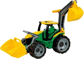 Traktor se lžící 65 cm zelená/žlutá