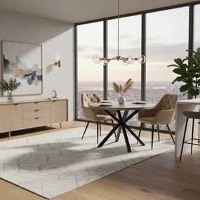 Designové křeslo, béžová Velvet látka, VERIO NEW