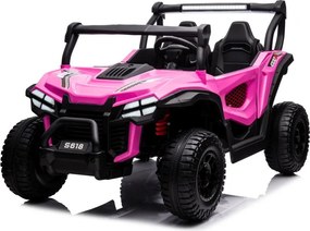LEAN CARS Elektrické autíčko S618 růžové 4x4