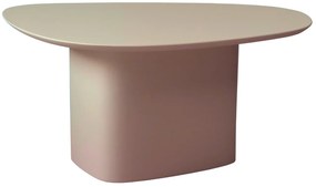 OnaDnes -20% Béžový lakovaný konferenční stolek RAGABA CELLS 90 x 55 cm