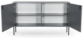 TENZO Dřevěná komoda UNO 148cm šedá 9008554014
