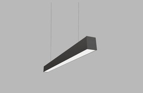 Led2 Závěsné svítidlo LINO Z, 90cm UP/DOWN Barva stínidla: opal, Stmívání: DALI/PUSH, Barva svítidla: černá