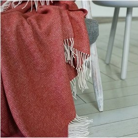 LinenMe Terra Cota Cotton Throw Valeria