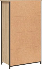 vidaXL Skříňka 62 x 32 x 103,5 cm kompozitní dřevo [834216] Barva: kouřový dub