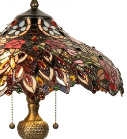 Stolní lampa Tiffany Moos – 43x58 cm