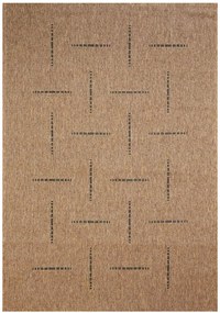 Kusový koberec FLOORLUX 20008 coffee/black 80x150cm