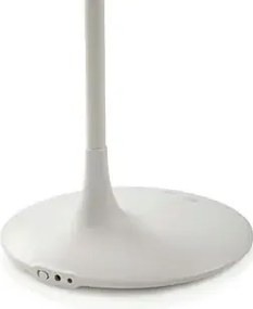 NEDIS LTLG3M1WT2 - Stmívatelná LED Stolní Lampa Bílá / Dotykové ovládá