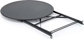 Zahradní balkonový set Perivoli - 2 židle, černá