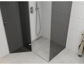 Mexen Roma sprchový kout 70x90cm, 6mm sklo, chromový profil-šedé sklo, 854-070-090-01-40