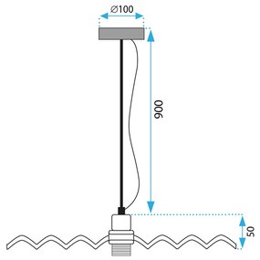 Toolight Stropní svítidlo APP1452-1CP Black