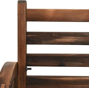 Zahradní lavice 142 cm masivní jedlové dřevo 313891