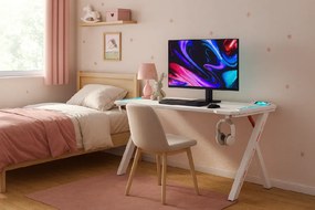 Herní stůl BG03 bílý 120 cm