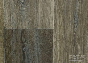 Breno PVC TRENTO Lime Oak 906D – tmavé dřevo, šíře 300 cm