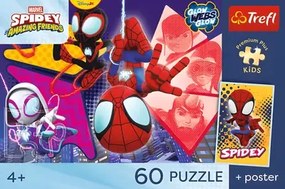 TREFL Puzzle Premium Plus Kids Avengers: Společně jsme silnější / 60 d